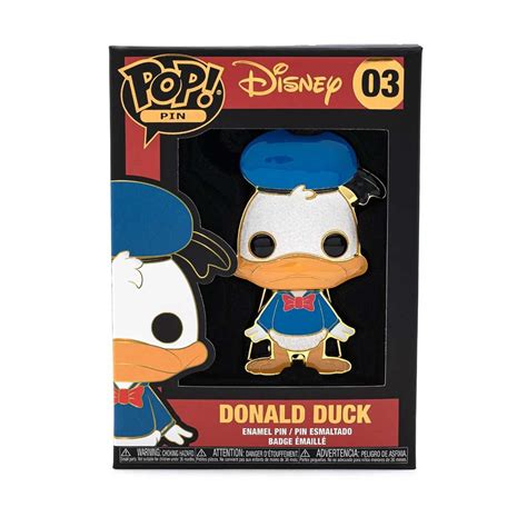 Disney Large Enamel Pop Pin Donald Three If By Space