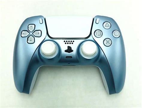 custom sony dualsense wireless controller playstation ps5 metallic
