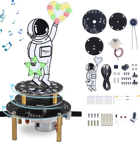 Soldering Projects Practice Kit Pemenol Diy Astronaut Kit With Three Musics Slow