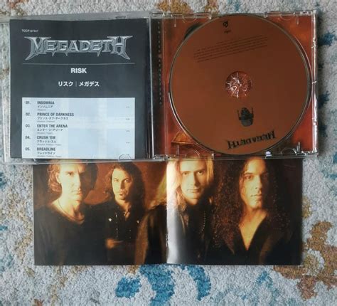 Megadeth Risk Cd Hobbies And Toys Music And Media Cds And Dvds On Carousell