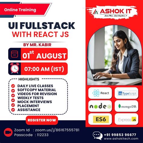 Reactjs Uifullstack Ashokit Frontenddevelopment Learntocode