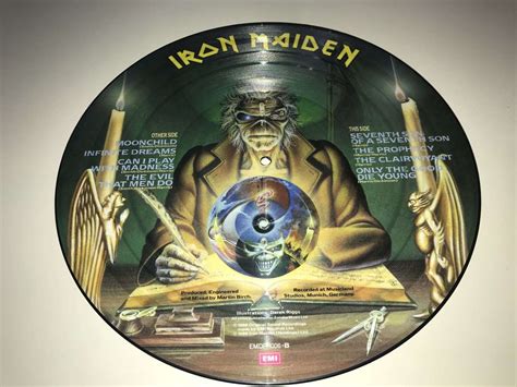 Iron Maiden Seventh Son Of A Seventh Son Resimli Plak Plak Cd Dvd