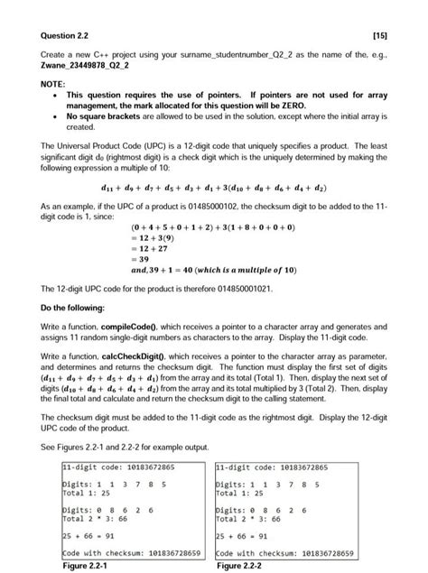 Solved Question 22 15 Create A New C Project Using Your