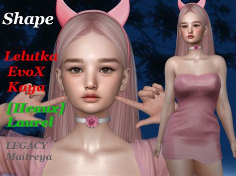 Second Life Marketplace Lelutka Evox Kaya Head Shape 0085 Laurel