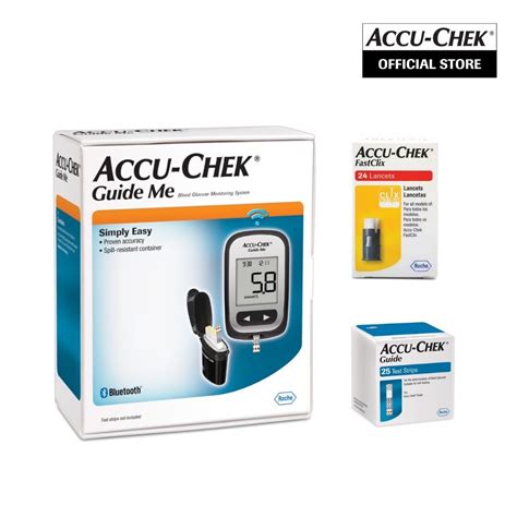 Accu Chek Guide Me Meter 25s Strips 24s Lancets Expiry Date 2026 03