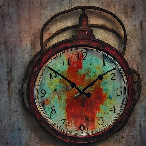 Rusty Clock By Jfdupuis On Deviantart