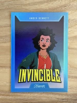 2025 Keepsake Invincible Season 1 Amber Bennett Card 141 Blue