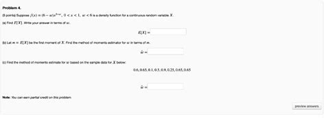 Solved Problem Points Suppose X Wx W Chegg Com