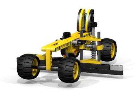 LEGO MOC Road Grader By Kgodwin Rebrickable Build With LEGO