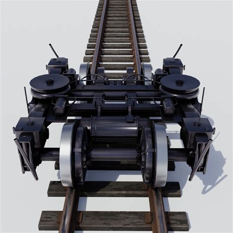 Artstation Game Ready Train Bogey 3d Model Game Assets