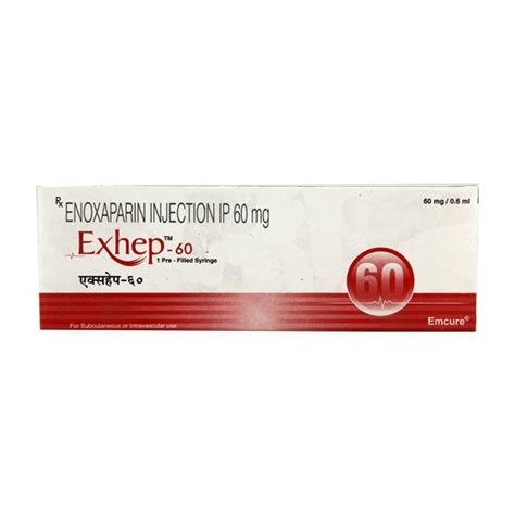 Buy Exhep 60mg Injection 0 6ml Online At Upto 25 Off Netmeds