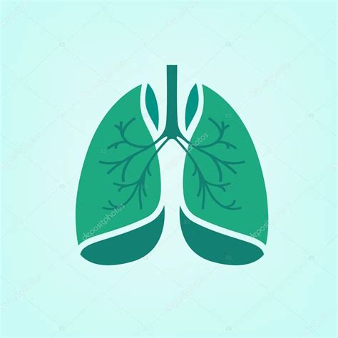 Vector Lungs Icon — Stock Vector © Annyart 99268788
