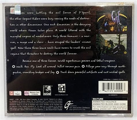 Hexen Beyond Heretic PlayStation PS Avenue Shop Swap Sell