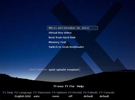 Mx Linux 21 Wildflower Is Here With Uefi Live Boot Menus