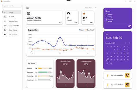 GitHub LyricYang Chestnut Pro Windows Presentation Foundation WPF Dashboard