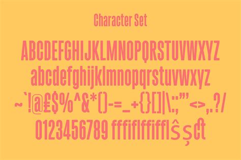 Fectron Condensed Sans Font Design Cuts