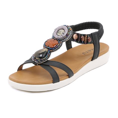 Caicj98 Platform Sandals Womens Sandals Arch Support Flip Flops With