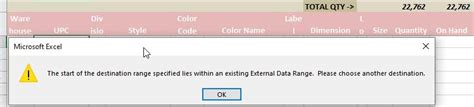Excel Template File Xltx Not Able To Refresh Data Using Existing