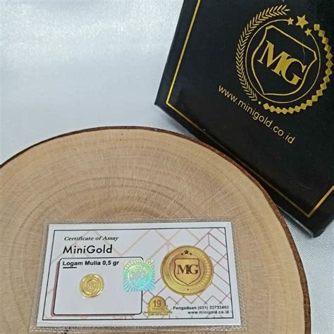 Jual Lm Mini Gold 01 Gr Logam Mulia Mini Gold 025 Gr Minigold 01