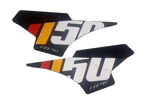 Rpe Reflex Racing Plates Classic With 50 Decal Pair Rpe Reflex