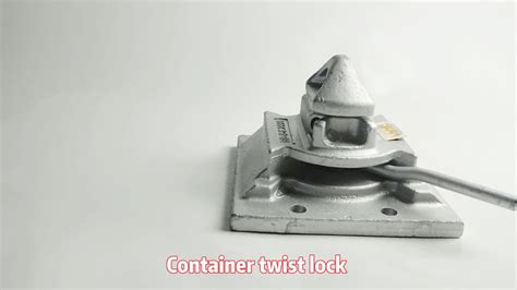 Bolt On Twistlock Bottom Dovetail Iso Shipping Container Twist Lock
