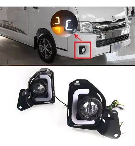 Luz De Dia Drl Faros Niebla Toyota Hiace 2014 2018