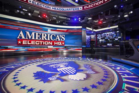 Fox News Studio F Broadcast Set Design Gallery