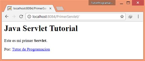 Servlet Java Tutorial Básico