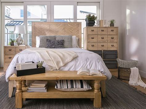 Living Spaces Bedroom Collection 4 In 2024 Rustic Bedroom Living