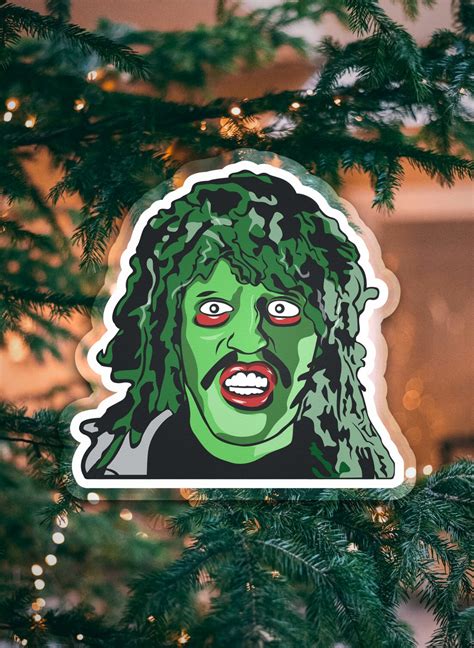 Old Gregg Hanging Ornament Laminated Merman Mighty Boosh Vince Noir
