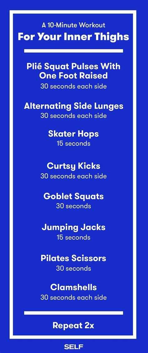 4 Things Everyone Gets Wrong About Inner Thigh Workouts Self
