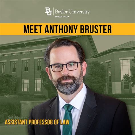 Were Pleased To Introduce Anthony Bruster Jd ‘02 Who Brings A Wealth