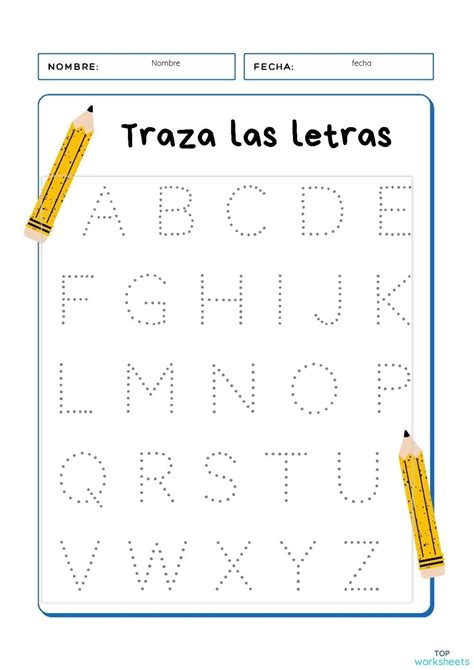 Hojas De Trabajo Para Trazar Las Letras Del Abc Hojas De Trabajo Lights Crystal