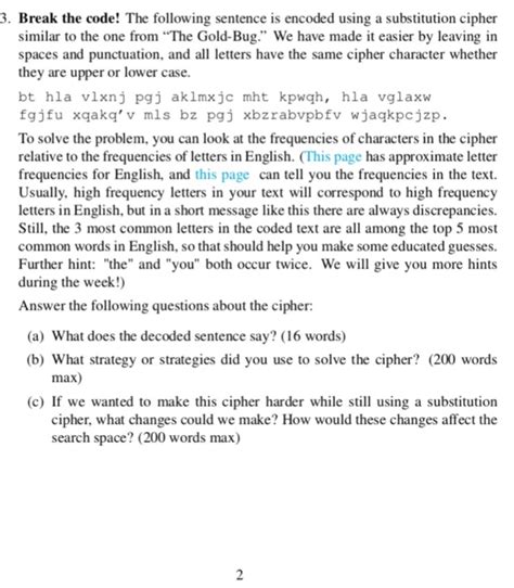The Following Sentence Is Encoded Using A