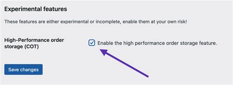 High Performance Order Storage Woocommerce