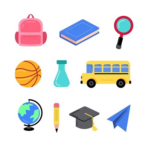 Icono De La Escuela Y La Educaci N Vector Premium