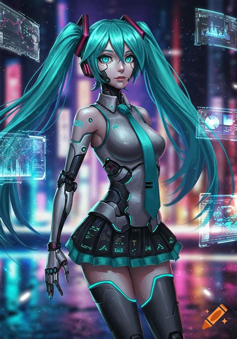 Miku Created On Craiyon