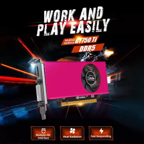 Gtx750 Ti 4g Independent Graphics Card Computer Desktop Knife Card Hdmi Gddr5 £77 98 Picclick Uk