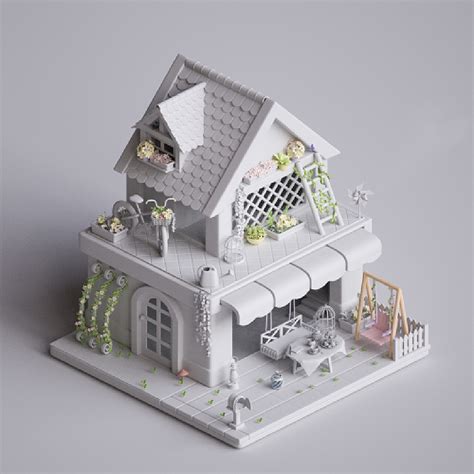 三维蜂巢行动 浪漫小屋君家阿白 站酷zcool