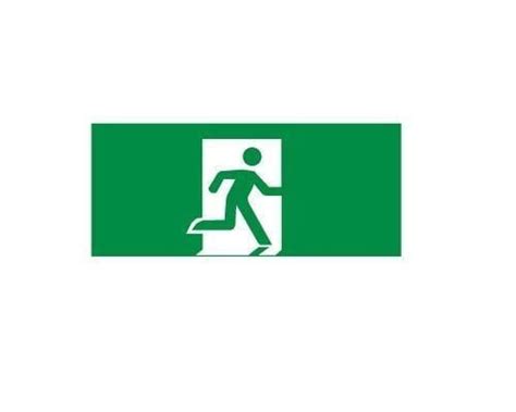 Maxspid 1w Led Box Emergency Exit Light Boxster Bhd Surface Type X4p Delightlighting