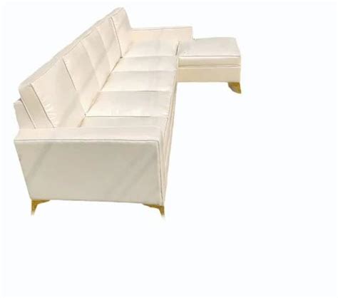 6 Seater Leather L Shape Wooden Sofa Set At Rs 35000 Set In Saharanpur