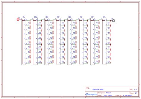 Resistor Bank Oshwlab