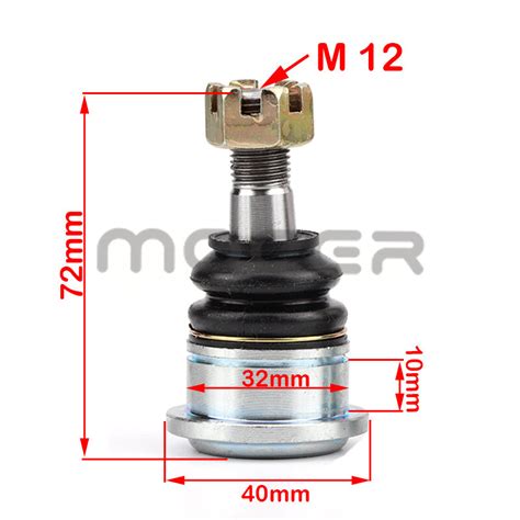 용접 스윙 컨트롤 암 볼 조인트 키트 12mm 32x10mm Atv Utv에 적합 카트 버기 골프 쿼드 바이크 부품