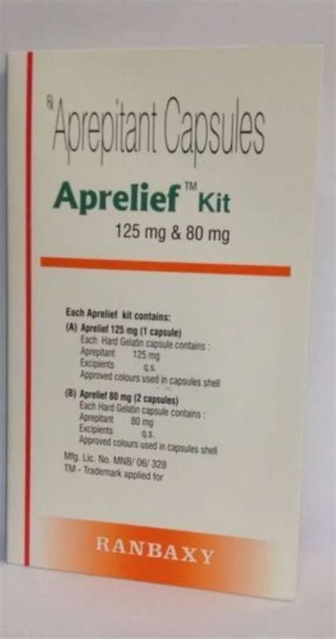 Aprepitant Capsules Generic Emend For Hospital 125 Mg80 Mg At ₹ 1280