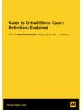 Guide To Critical Illness Cover Definitions Explained Guide To Critical Illness Cover