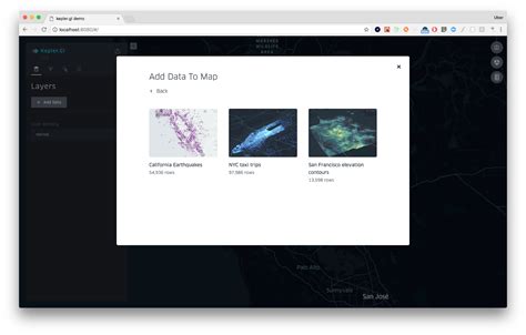 Add Data To The Map Kepler Gl