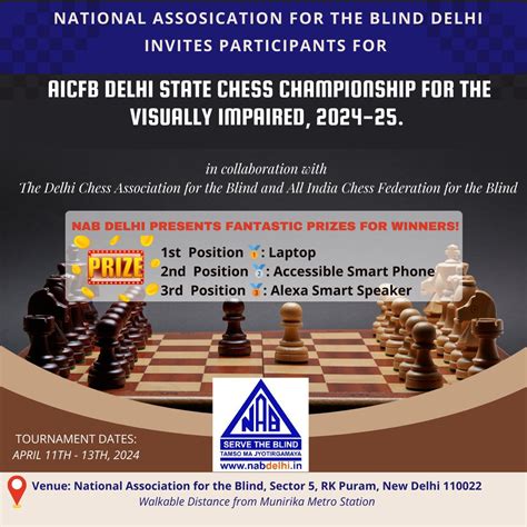 🏆 The National Association For The Blind Delhi
