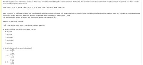 Solved Use C What Value Does Your Test Statistic T Take Chegg Com