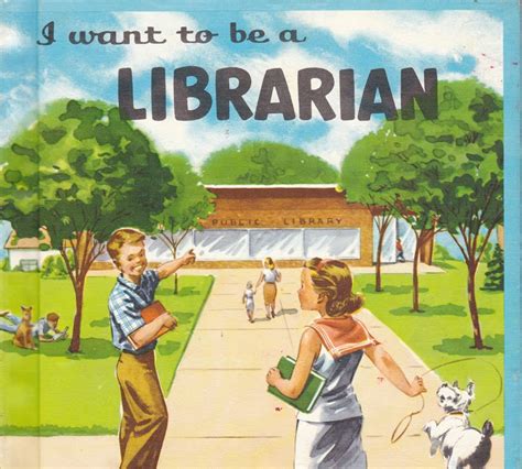 Smells Like Library Vintage Book I Want To Be A Librarian First