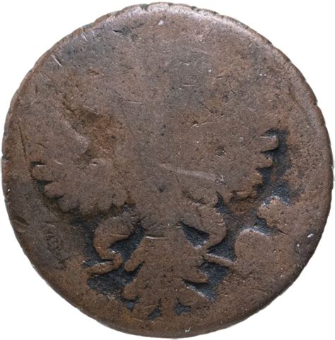 Монета полушка 1731 стоимостью 250 руб.